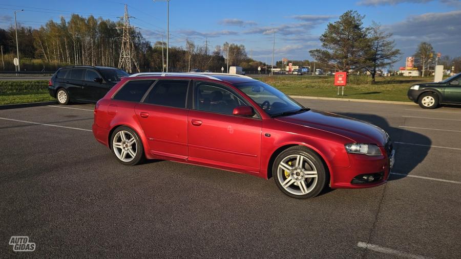 Sarkans Audi A4 2006 Kauņa, ar dzinēja tilpumu 2.00 L un nobraukumu 241 tūkst. km par 3600 €, foto 3 vietnē AUTOMOTO.COM.LV