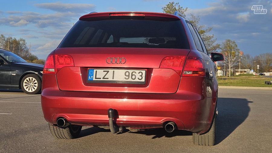 Sarkans Audi A4 2006 Kauņa, ar dzinēja tilpumu 2.00 L un nobraukumu 241 tūkst. km par 3600 €, foto 5 vietnē AUTOMOTO.COM.LV