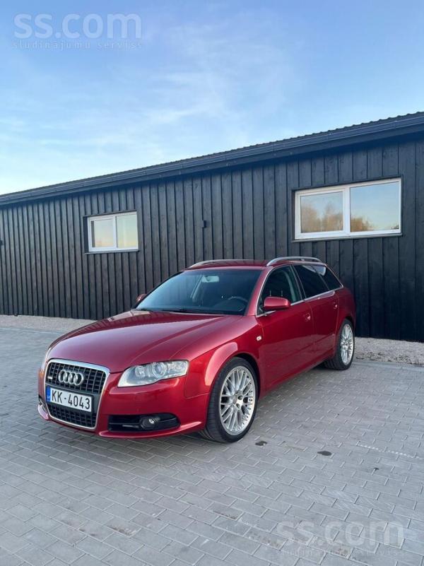 Sarkans Audi A4 2006 Jelgava, ar dzinēja tilpumu 2.00 L un nobraukumu 301 tūkst. km par 3995 €, foto 1 vietnē AUTOMOTO.COM.LV