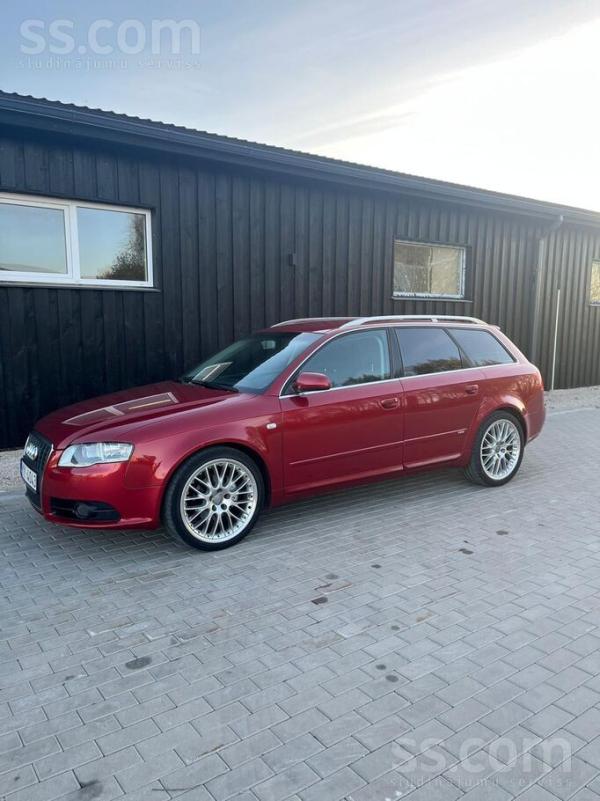Sarkans Audi A4 2006 Jelgava, ar dzinēja tilpumu 2.00 L un nobraukumu 301 tūkst. km par 3995 €, foto 2 vietnē AUTOMOTO.COM.LV