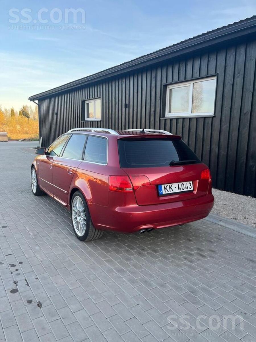 Red Audi A4 2006 in Jelgava, with an engine capacity of 2.00 L and mileage of 301 thousand km for 3995 €, photo 4 on AUTOMOTO.COM.LV