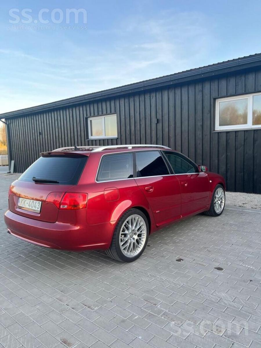 Red Audi A4 2006 in Jelgava, with an engine capacity of 2.00 L and mileage of 301 thousand km for 3995 €, photo 5 on AUTOMOTO.COM.LV
