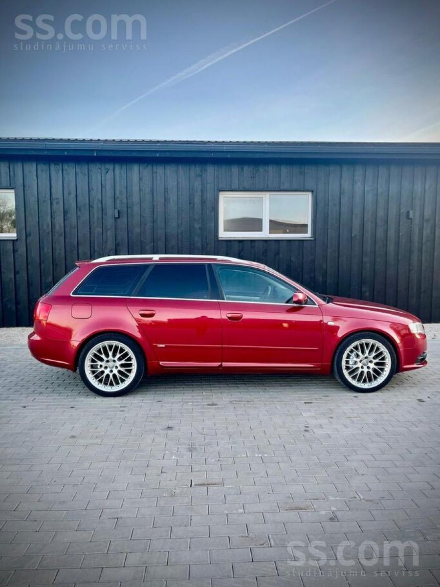 Red Audi A4 2006 in Jelgava, with an engine capacity of 2.00 L and mileage of 301 thousand km for 3995 €, photo 7 on AUTOMOTO.COM.LV