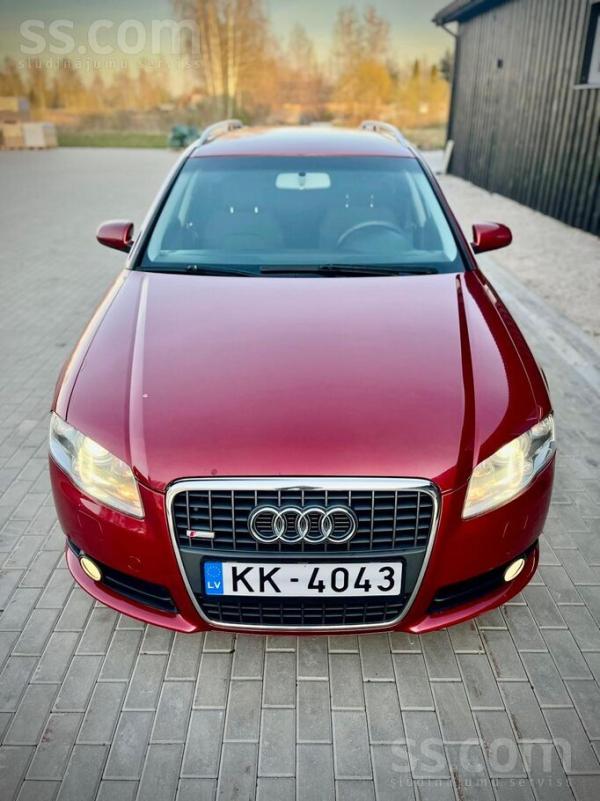 Sarkans Audi A4 2006 Jelgava, ar dzinēja tilpumu 2.00 L un nobraukumu 301 tūkst. km par 3995 €, foto 7 vietnē AUTOMOTO.COM.LV