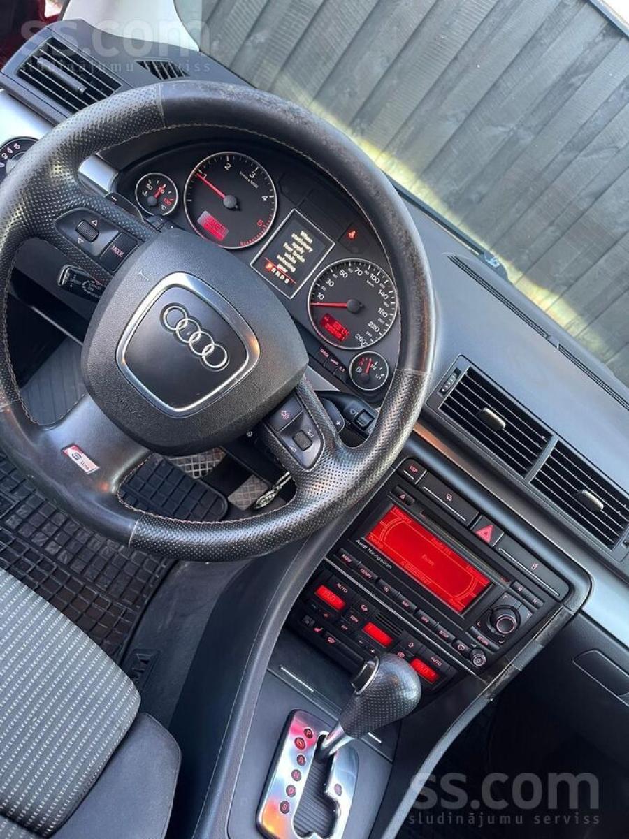 Red Audi A4 2006 in Jelgava, with an engine capacity of 2.00 L and mileage of 301 thousand km for 3995 €, photo 12 on AUTOMOTO.COM.LV