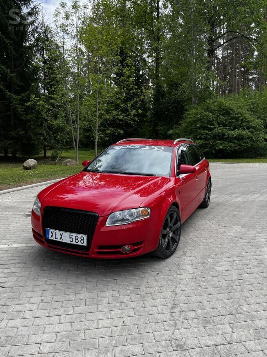 Sarkans Audi A4 2006 Saldus, ar dzinēja tilpumu 2.00 L un nobraukumu 228 tūkst. km par 3550 €, foto 1 vietnē AUTOMOTO.COM.LV