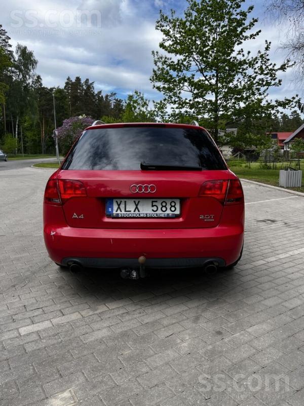 Sarkans Audi A4 2006 Saldus, ar dzinēja tilpumu 2.00 L un nobraukumu 228 tūkst. km par 3550 €, foto 5 vietnē AUTOMOTO.COM.LV