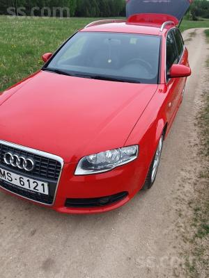 Red Audi A4 2006 in Preili, with an engine capacity of 2.00 L and mileage of 328 thousand km for 3800 €, photo  on AUTOMOTO.COM.LV