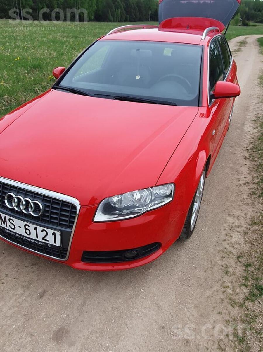 Sarkans Audi A4 2006 Preiļi, ar dzinēja tilpumu 2.00 L un nobraukumu 328 tūkst. km par 3800 €, foto 1 vietnē AUTOMOTO.COM.LV