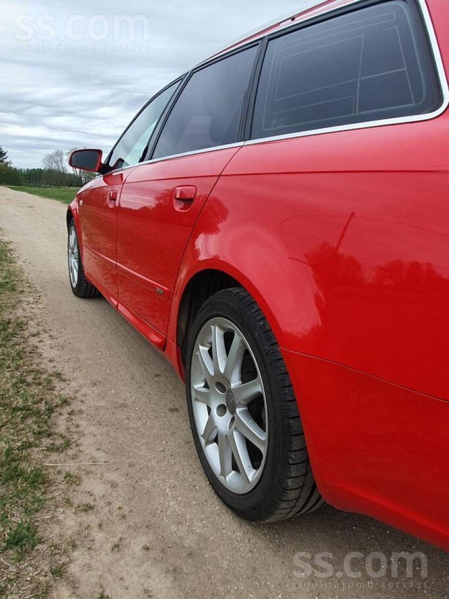 Sarkans Audi A4 2006 Preiļi, ar dzinēja tilpumu 2.00 L un nobraukumu 328 tūkst. km par 3800 €, foto 6 vietnē AUTOMOTO.COM.LV
