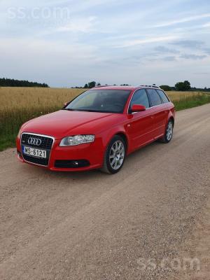 Red Audi A4 2006 in Riga, with an engine capacity of 2.00 L and mileage of 328 thousand km for 3500 €, photo 1 on AUTOMOTO.COM.LV