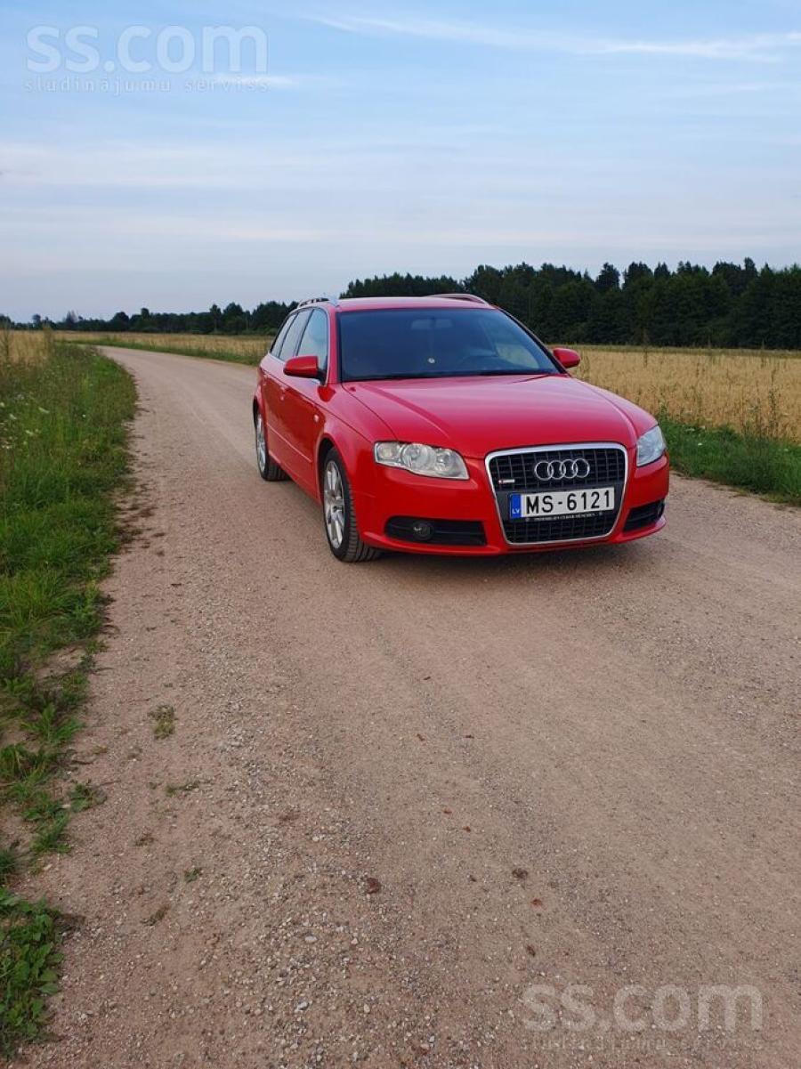 Red Audi A4 2006 in Riga, with an engine capacity of 2.00 L and mileage of 328 thousand km for 3500 €, photo 4 on AUTOMOTO.COM.LV