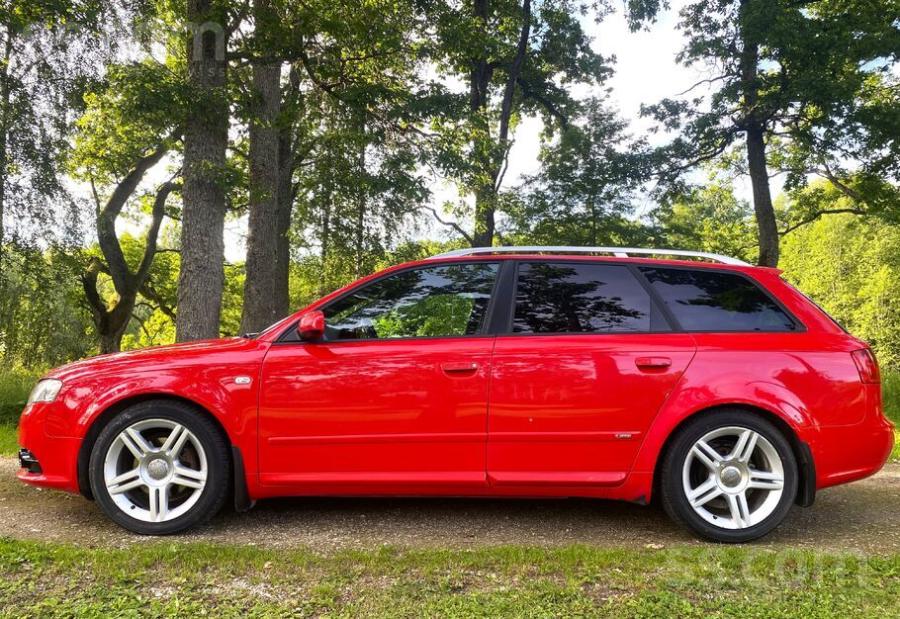 Red Audi A4 2006 in Madona, with an engine capacity of 2.00 L and mileage of 319 thousand km for 4390 €, photo 10 on AUTOMOTO.COM.LV