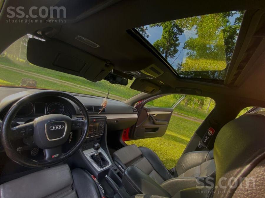 Red Audi A4 2006 in Madona, with an engine capacity of 2.00 L and mileage of 319 thousand km for 4390 €, photo 13 on AUTOMOTO.COM.LV