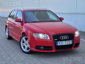 Sarkans Audi A4 2006 Rīga, ar dzinēja tilpumu 2.00 L un nobraukumu 319 tūkst. km par 3600 €, foto  vietnē AUTOMOTO.COM.LV