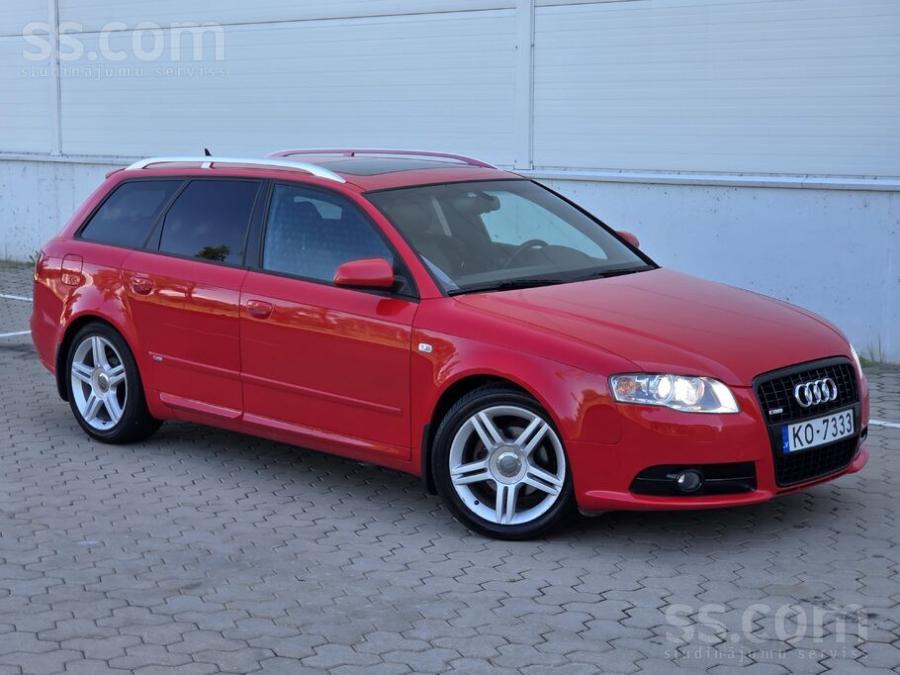 Sarkans Audi A4 2006 Rīga, ar dzinēja tilpumu 2.00 L un nobraukumu 319 tūkst. km par 3600 €, foto 4 vietnē AUTOMOTO.COM.LV