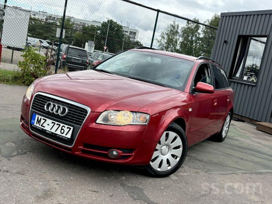 Sarkans Audi A4 2006 Rīga, ar dzinēja tilpumu 2.00 L un nobraukumu 303 tūkst. km par 3350 €, foto 1 vietnē AUTOMOTO.COM.LV