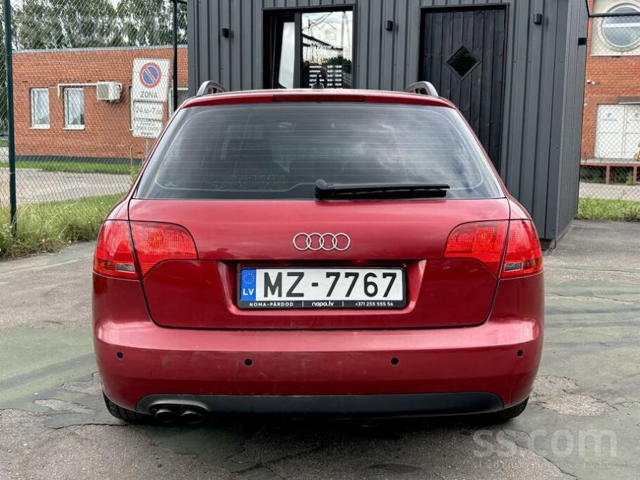 Sarkans Audi A4 2006 Rīga, ar dzinēja tilpumu 2.00 L un nobraukumu 303 tūkst. km par 3350 €, foto 8 vietnē AUTOMOTO.COM.LV