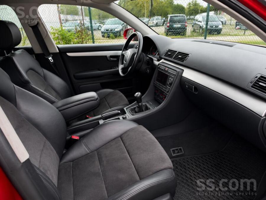 Sarkans Audi A4 2006 Rīga, ar dzinēja tilpumu 2.00 L un nobraukumu 303 tūkst. km par 3350 €, foto 11 vietnē AUTOMOTO.COM.LV