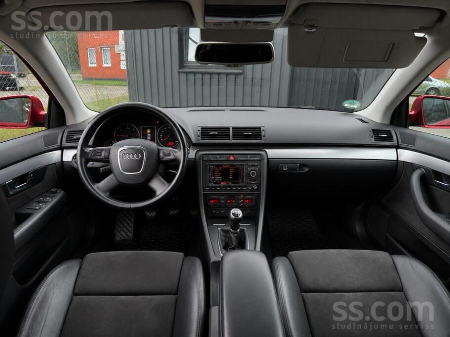 Sarkans Audi A4 2006 Rīga, ar dzinēja tilpumu 2.00 L un nobraukumu 303 tūkst. km par 3350 €, foto 14 vietnē AUTOMOTO.COM.LV