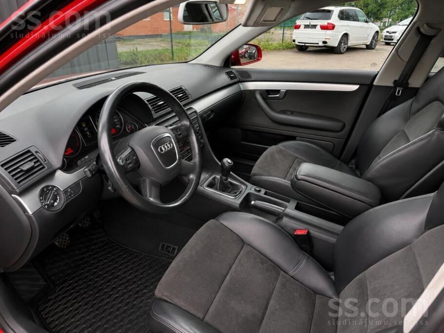 Sarkans Audi A4 2006 Rīga, ar dzinēja tilpumu 2.00 L un nobraukumu 303 tūkst. km par 3350 €, foto 15 vietnē AUTOMOTO.COM.LV