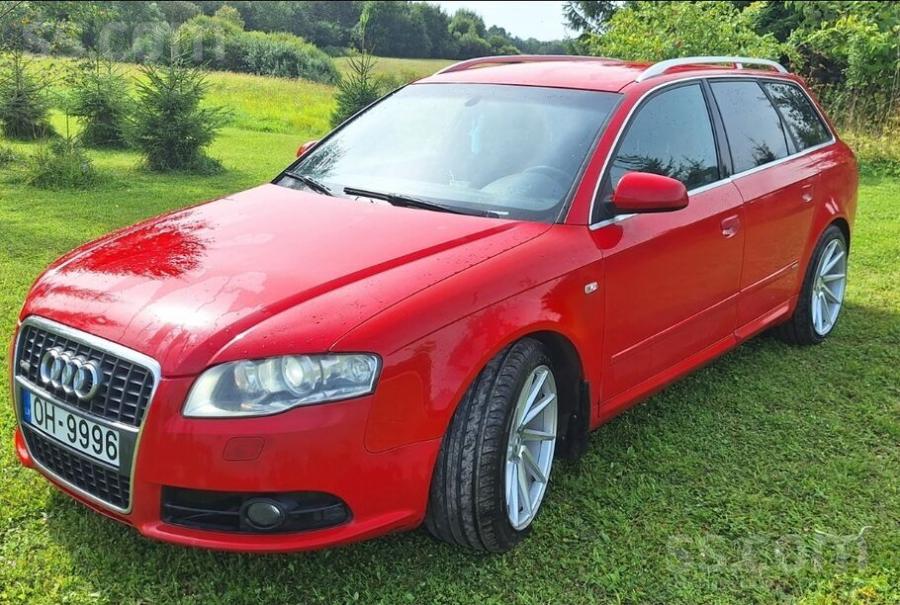 Sarkans Audi A4 2006 Madona, ar dzinēja tilpumu 2.00 L un nobraukumu 346 tūkst. km par 3000 €, foto 6 vietnē AUTOMOTO.COM.LV