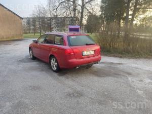 Red Audi A4 2007 in Dobele, with an engine capacity of 1.90 L and mileage of 348 thousand km for 1550 €, photo 3 on AUTOMOTO.COM.LV