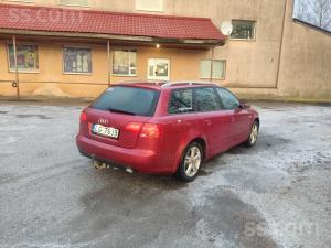 Red Audi A4 2007 in Dobele, with an engine capacity of 1.90 L and mileage of 348 thousand km for 1550 €, photo 4 on AUTOMOTO.COM.LV