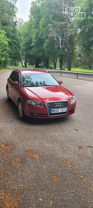 Red Audi A4 2007 in Ignalina, with an engine capacity of 2.00 L and mileage of 282 thousand km for 2300 €, photo  on AUTOMOTO.COM.LV