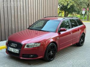 Red Audi A4 2007 in Riga, with an engine capacity of 2.00 L and mileage of 350 thousand km for 1990 €, photo 3 on AUTOMOTO.COM.LV