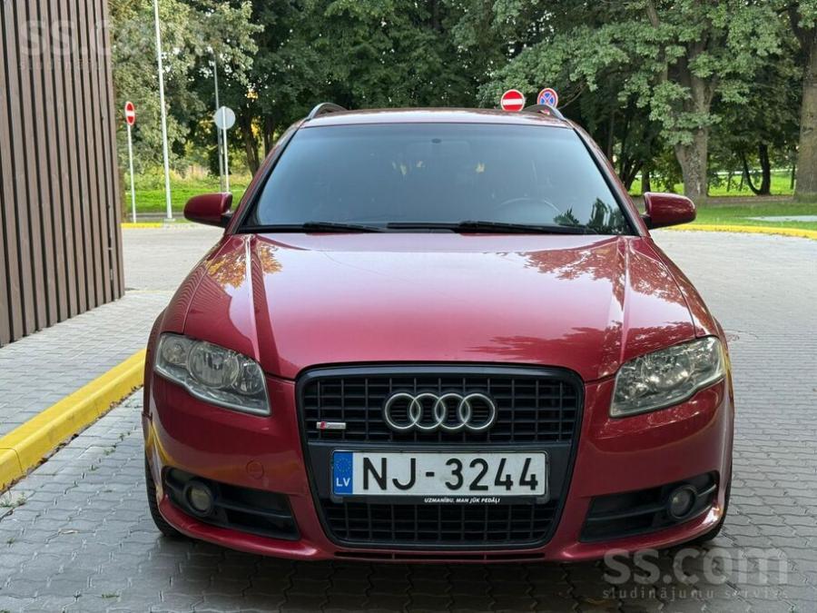 Red Audi A4 2007 in Riga, with an engine capacity of 2.00 L and mileage of 350 thousand km for 1990 €, photo 9 on AUTOMOTO.COM.LV