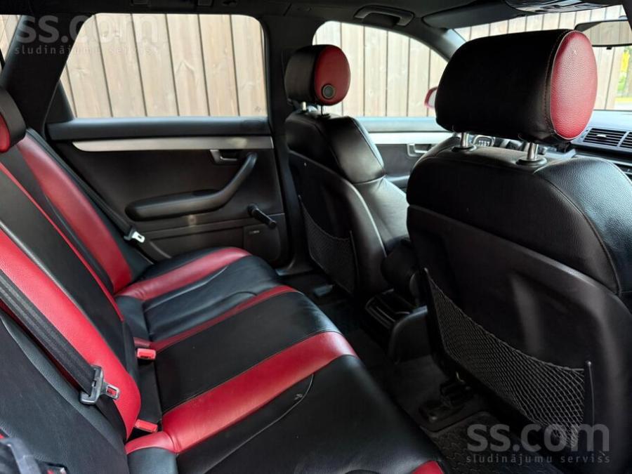 Red Audi A4 2007 in Riga, with an engine capacity of 2.00 L and mileage of 350 thousand km for 1990 €, photo 15 on AUTOMOTO.COM.LV