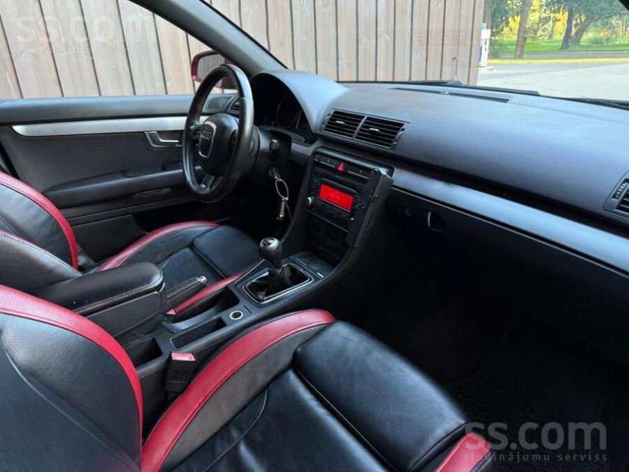 Red Audi A4 2007 in Riga, with an engine capacity of 2.00 L and mileage of 350 thousand km for 1990 €, photo 16 on AUTOMOTO.COM.LV