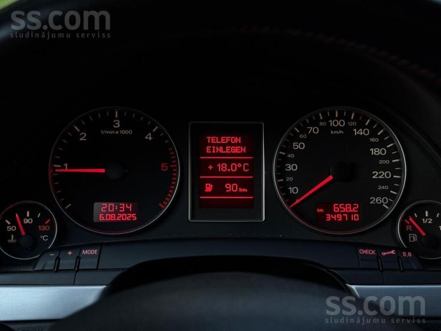 Red Audi A4 2007 in Riga, with an engine capacity of 2.00 L and mileage of 350 thousand km for 1990 €, photo 17 on AUTOMOTO.COM.LV