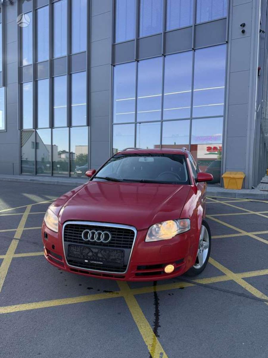 Sarkans Audi A4 2007 Viļņa, ar dzinēja tilpumu 1.99 L un nobraukumu 400 tūkst. km par 1500 €, foto 5 vietnē AUTOMOTO.COM.LV