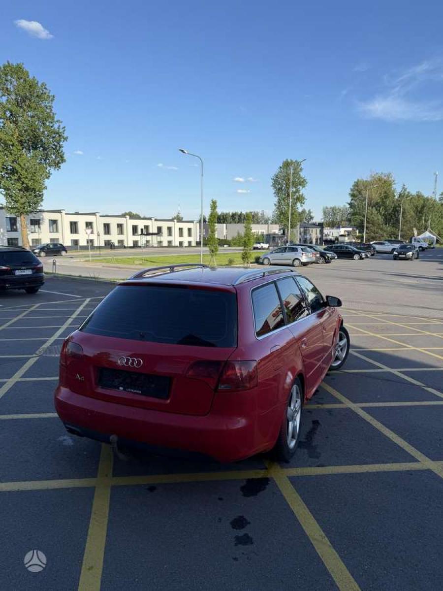 Sarkans Audi A4 2007 Viļņa, ar dzinēja tilpumu 1.99 L un nobraukumu 400 tūkst. km par 1500 €, foto 6 vietnē AUTOMOTO.COM.LV