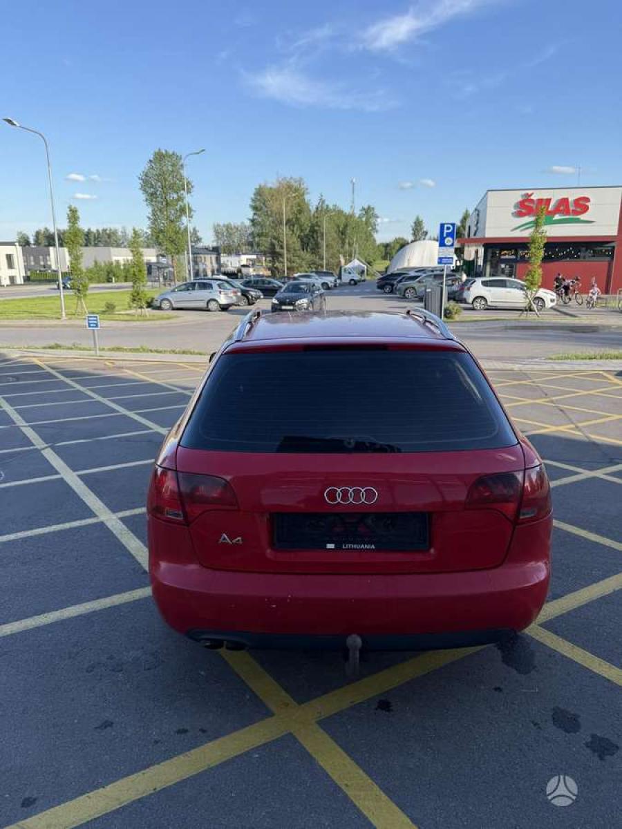 Sarkans Audi A4 2007 Viļņa, ar dzinēja tilpumu 1.99 L un nobraukumu 400 tūkst. km par 1500 €, foto 7 vietnē AUTOMOTO.COM.LV