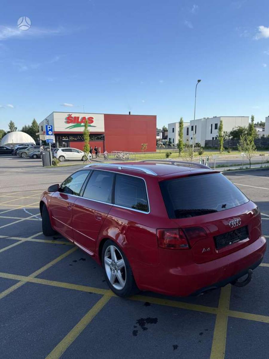 Sarkans Audi A4 2007 Viļņa, ar dzinēja tilpumu 1.99 L un nobraukumu 400 tūkst. km par 1500 €, foto 8 vietnē AUTOMOTO.COM.LV