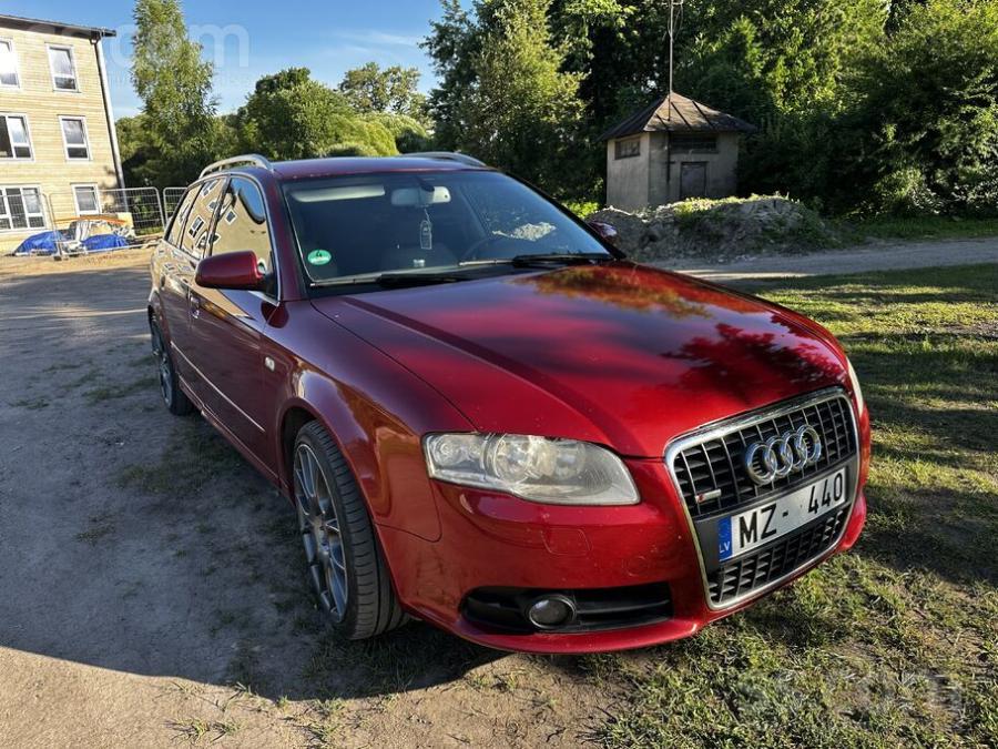 Red Audi A4 2007 in Gulbene, with an engine capacity of 2.00 L and mileage of 405 thousand km for 2900 €, photo 1 on AUTOMOTO.COM.LV