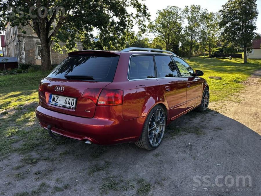 Red Audi A4 2007 in Gulbene, with an engine capacity of 2.00 L and mileage of 405 thousand km for 2900 €, photo 5 on AUTOMOTO.COM.LV