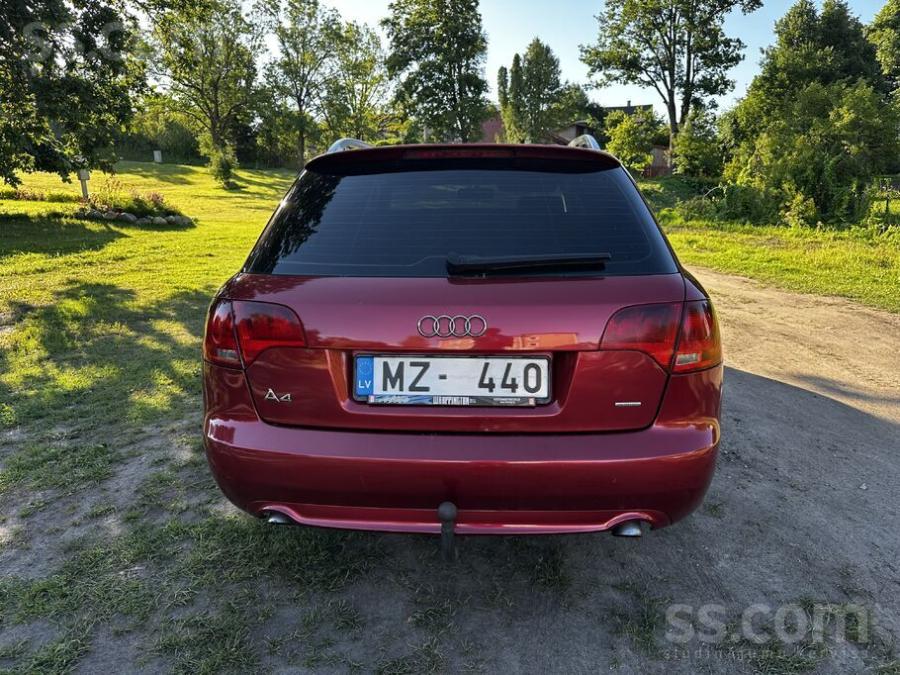 Red Audi A4 2007 in Gulbene, with an engine capacity of 2.00 L and mileage of 405 thousand km for 2900 €, photo 6 on AUTOMOTO.COM.LV