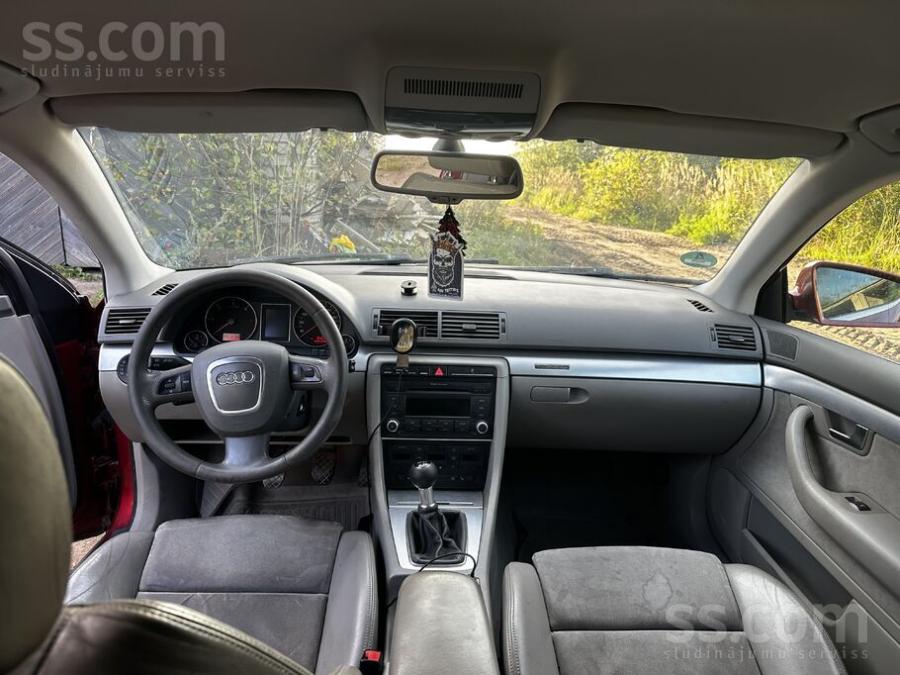 Red Audi A4 2007 in Gulbene, with an engine capacity of 2.00 L and mileage of 405 thousand km for 2900 €, photo 9 on AUTOMOTO.COM.LV