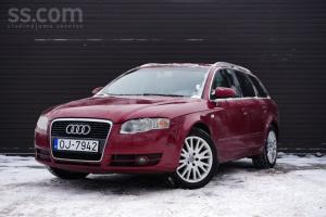 Red Audi A4 2008 in Riga, with an engine capacity of 1.90 L and mileage of 336 thousand km for 4990 €, photo  on AUTOMOTO.COM.LV