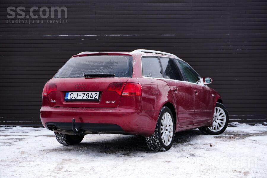 Sarkans Audi A4 2008 Rīga, ar dzinēja tilpumu 1.90 L un nobraukumu 336 tūkst. km par 4990 €, foto 3 vietnē AUTOMOTO.COM.LV