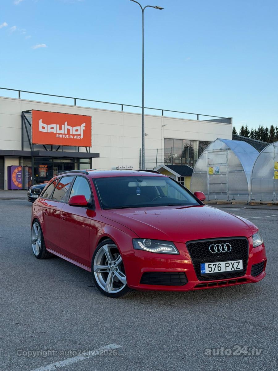 Red Audi A4 2008 in Tartu, with an engine capacity of 1.80 L and mileage of 262 thousand km for 3990 €, photo 1 on AUTOMOTO.COM.LV