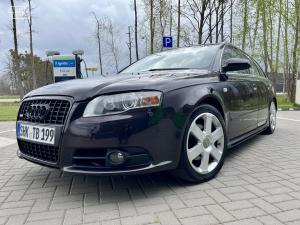 Red Audi A4 2008 in Kaunas, with an engine capacity of 2.00 L and mileage of 273 thousand km for 3800 €, photo  on AUTOMOTO.COM.LV