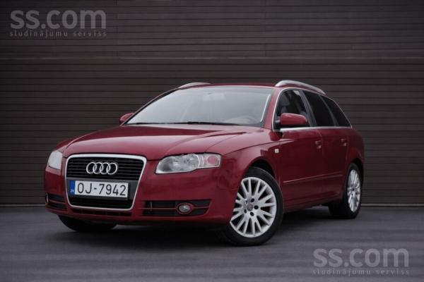 Sarkans Audi A4 2008 Rīga, ar dzinēja tilpumu 1.90 L un nobraukumu 336 tūkst. km par 4990 €, foto 1 vietnē AUTOMOTO.COM.LV