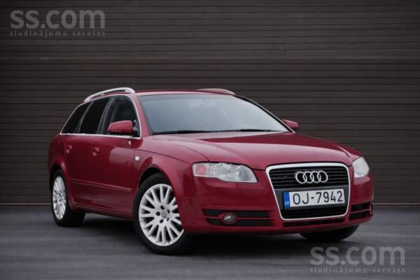 Sarkans Audi A4 2008 Rīga, ar dzinēja tilpumu 1.90 L un nobraukumu 336 tūkst. km par 4990 €, foto 2 vietnē AUTOMOTO.COM.LV