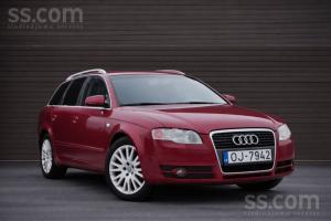 Red Audi A4 2008 in Riga, with an engine capacity of 1.90 L and mileage of 336 thousand km for 4990 €, photo 3 on AUTOMOTO.COM.LV
