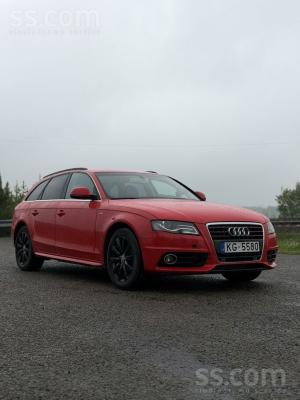 Red Audi A4 2008 in Bauska, with an engine capacity of 2.00 L and mileage of 350 thousand km for 4200 €, photo  on AUTOMOTO.COM.LV